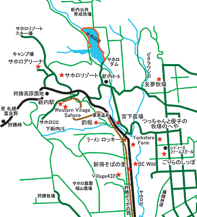 ホリデー地図(サホロ)